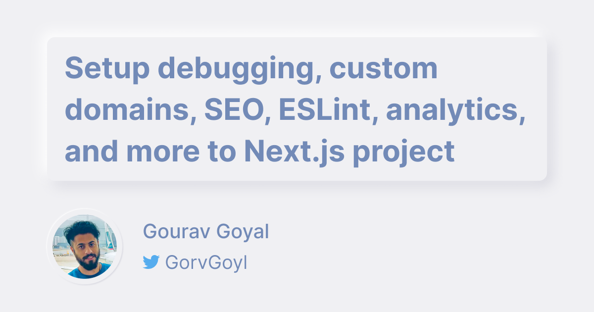 Next.js Cheatsheet - handy snippets and tips